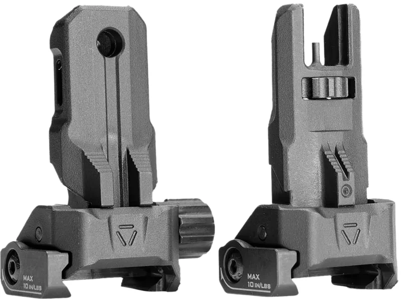 Strike Industries SPBUS Strike Polymer Backup Sights Black Folding for ...
