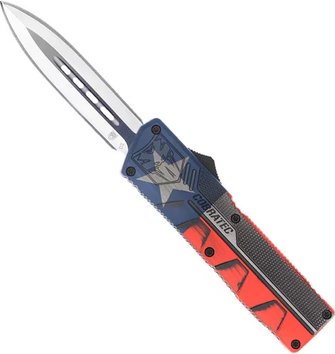 COBRATEC LIGHTWEIGHT OTF - TEXAS FLAG 3.25" DAGGER - Echo 6 Weapons