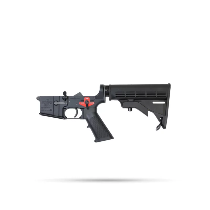 Bushmaster M4 Built Complete AR15 Lower Receiver - Black | BFI M4 ...