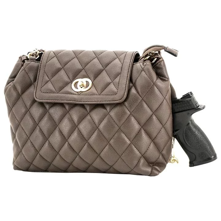 Rugged Rare Coco Concealed Carry Purse Brown - Echo 6 Weapons